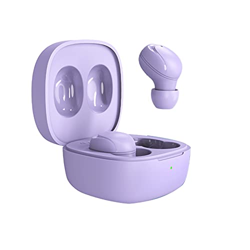 OCUhome True Wireless Earbuds, Purple Bluetooth Earbuds with Touch Control, XY-30 Bluetooth 5.0 Earphones Ergonomic Waterproof Binaural TWS HiFi Stereo Wireless Sports Earbuds for Fitness