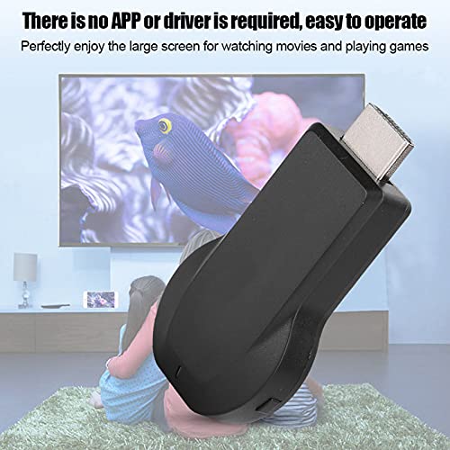 Wireless Hdmi Display Dongle Adapter, for Airplay Miracast Anycast, Tv Mirroring Device, Screen Mirroring Adapter for Tv, Built in WiFi, 1080P Hdmi Output, Adapter for Phone/Tablet