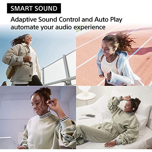 Sony WFLS900N/W LinkBuds S Truly Wireless Noise Canceling Earbuds (White) Bundle with Deco Essentials Soft Silicone Protective Case for WFLS900