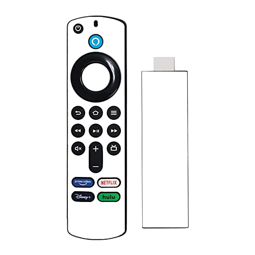 MightySkins Skin Compatible with Amazon Fire TV Stick 4K Max - Solid White | Protective, Durable, and Unique Vinyl Decal wrap Cover | Easy to Apply, Remove, and Change Styles | Made in The USA