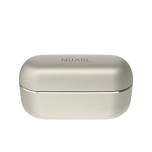 NUARL N6 Mini 2SE Complete Wireless Earphone aptX Compatible IPX7 Waterproof Continuous 8h Playback Bluetooth5.2 (WS(White Silver))