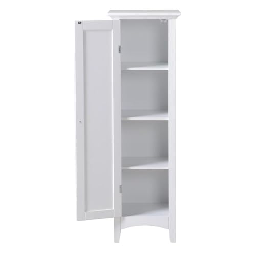 American Furniture Classics 25501 OS Home and Office One Door Tall Storage Pantry, Large, White, 1 Pantry