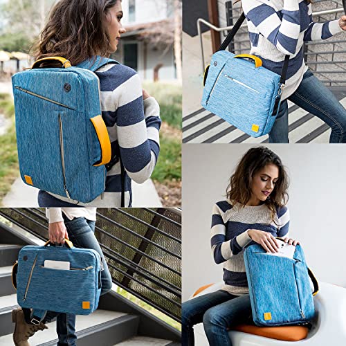 Hybrid Laptop Shoulder Bag Briefcase for MacBook Pro 14 inch, iPad Air 13/Pro 13 inch, 13.5 inch Surface Laptop/Book, Dell XPS 13, ThinkPad X1 Carbon