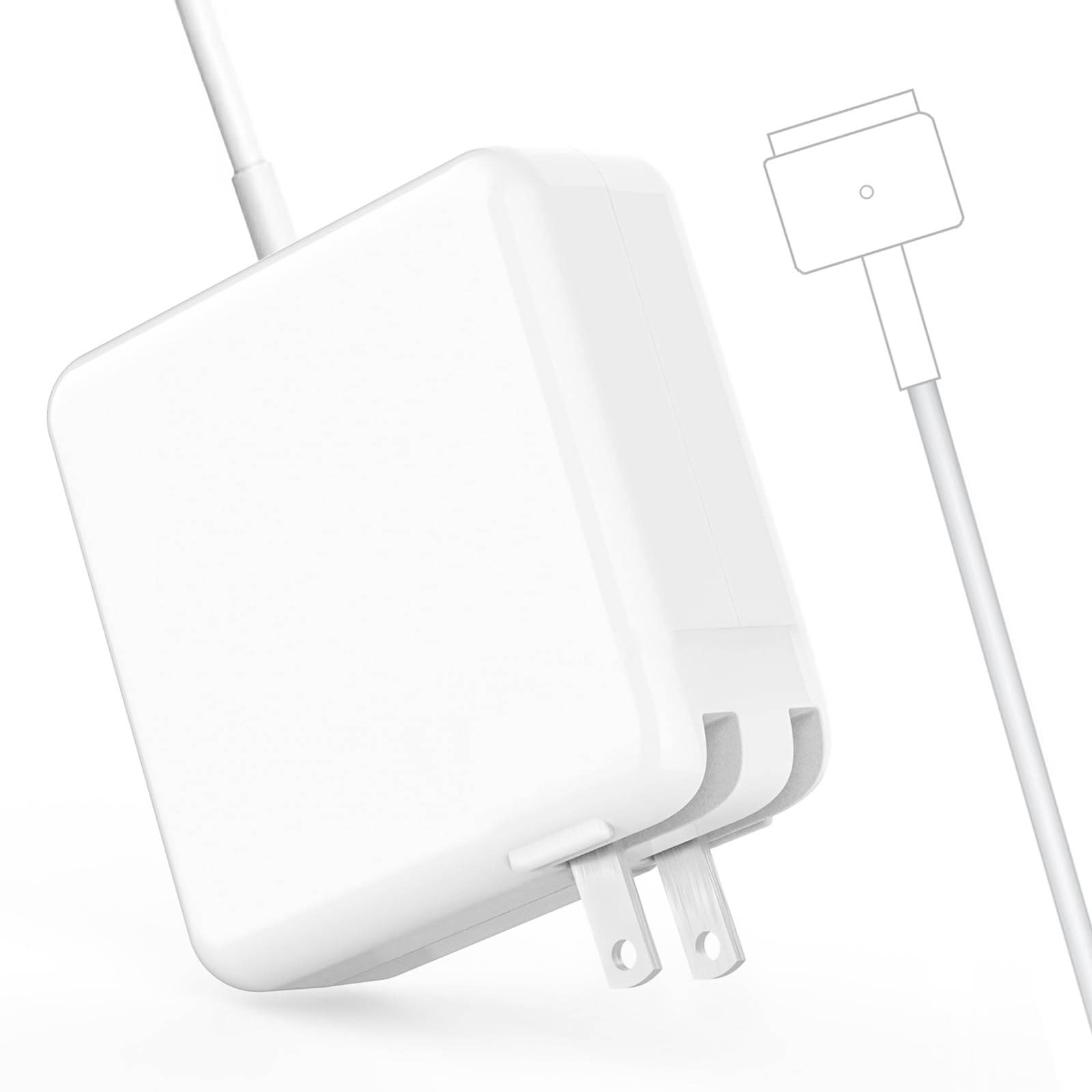Replacement Mac Book Air Charger 45W T-Tip AC Shape Connector Power Adapter Charger for Mac Book Air 11 inch and 13 inch After Mid 2012