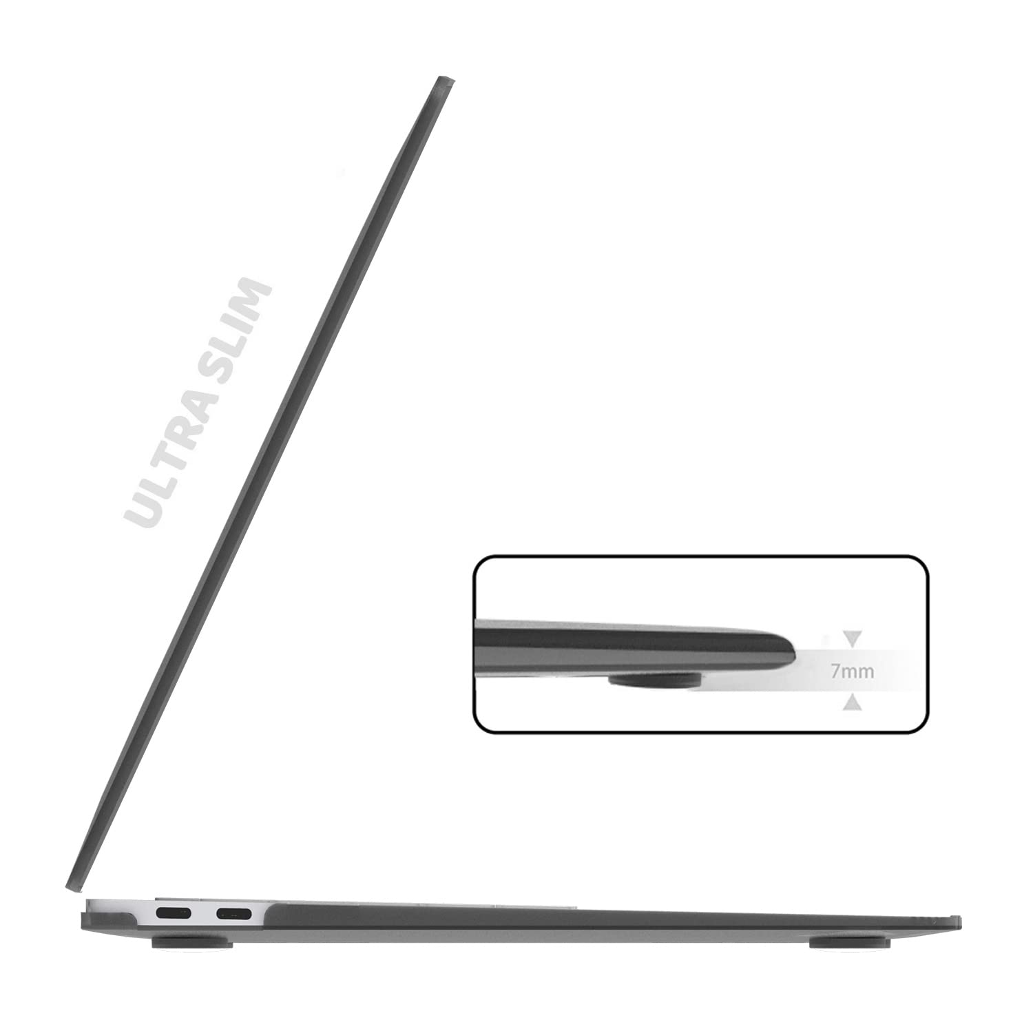 B BELK Compatible with MacBook Air 13 inch Case 2022 2021 2020 2019 2018 Release A2337 M1 A2179 A1932 Touch ID & Retina Display, Matte Plastic Hard Shell Case+ Keyboard Cover+ Screen Protector, Black