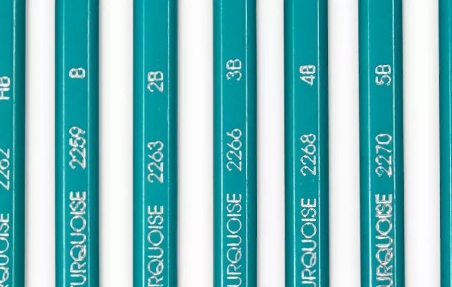 Prismacolor Premier Turquoise Graphite Sketching Pencils, Soft Leads, 12 Count
