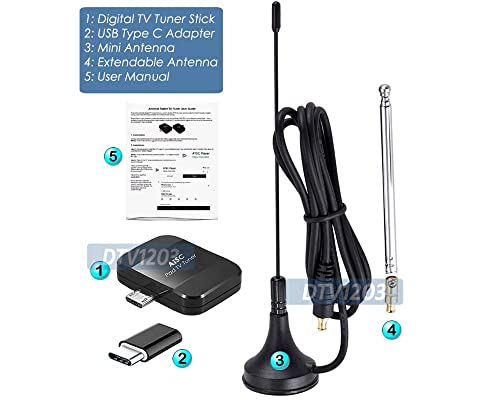Digital ATSC Aerial TV Tuner for Android Tablet Smart Phone