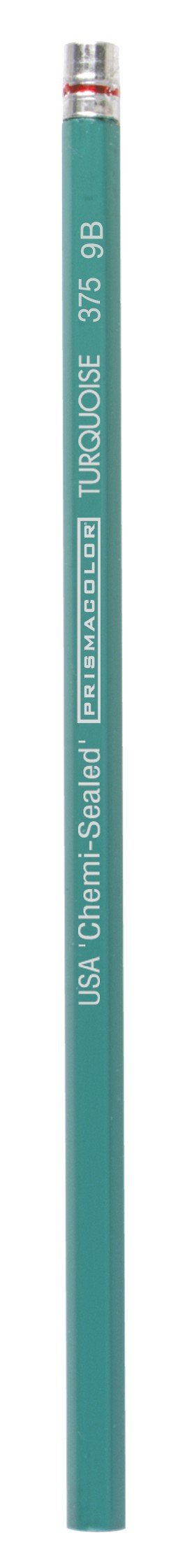 Prismacolor Premier Turquoise Graphite Sketching Pencils, Soft Leads, 12 Count