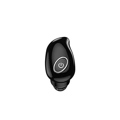 Heave Single Bluetooth Earpiece,Mini Invisible Wireless Headphone,Hands-Free in Ear Earphone Bluetooth Earbud for iPhone Android,Magnetic Waterproof Earphones for Car Vehicle Business Black
