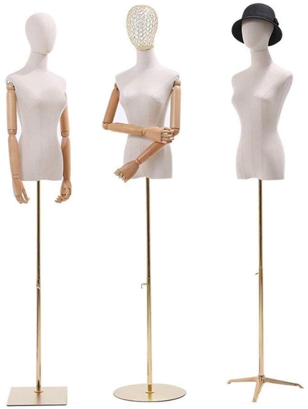 Mannequin Display Stand Mannequins Female Torso Clothing Store Shelf Display Rack Model Mannequins for Dresses ( Size : Small ) ( )