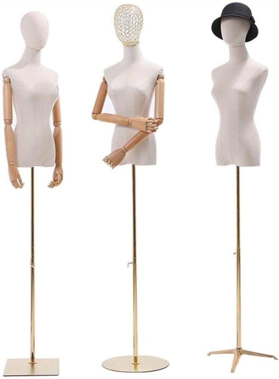 Mannequin Display Stand Mannequins Female Torso Clothing Store Shelf Display Rack Model Mannequins for Dresses ( Size : Small ) ( )