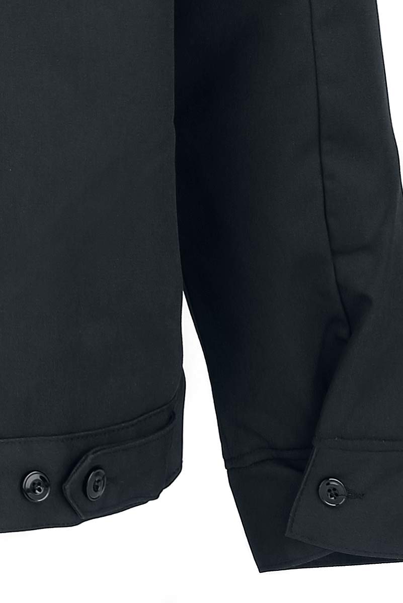 Dickies mens Eisenhower Front-zip athletic insulated jackets, Black, XX-Large US