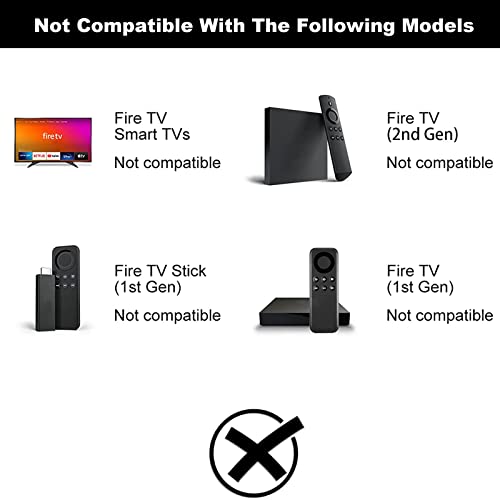 VEPRAG Voice Remote (3rd Gen) Compatible with Fire TV Stick 4K, Fire TV Stick (2nd & 3rd Gen), Fire TV Cube (1st & 2nd Gen), Fire TV (3rd Gen), Fire TV Stick Lite