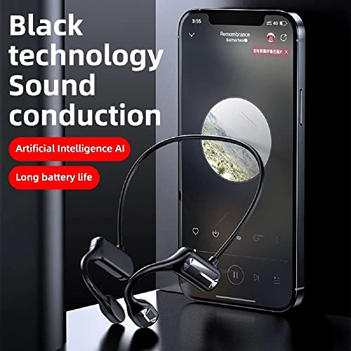 Betreasure Bone Conduction Headphones Bluetooth Earbuds Sports Noise Cancelling Wireless Hi-Fi Headphones for iPhone 12 13…