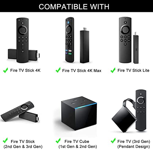 VEPRAG Voice Remote (3rd Gen) Compatible with Fire TV Stick 4K, Fire TV Stick (2nd & 3rd Gen), Fire TV Cube (1st & 2nd Gen), Fire TV (3rd Gen), Fire TV Stick Lite