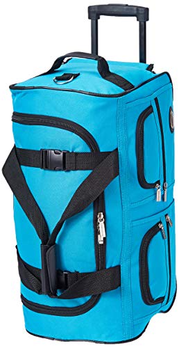 Rockland Rolling Duffel Bag, TURQUOIS, 22"