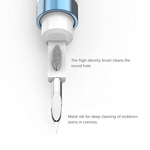 SIREG Bluetooth Earbud Cleaning Pen, in-Ear Earphone Cleaning Soft Dust Brush Pen for Cleaning Ear Wax, Dust in Bluetooth Headphone Case, Camera and Cellphone