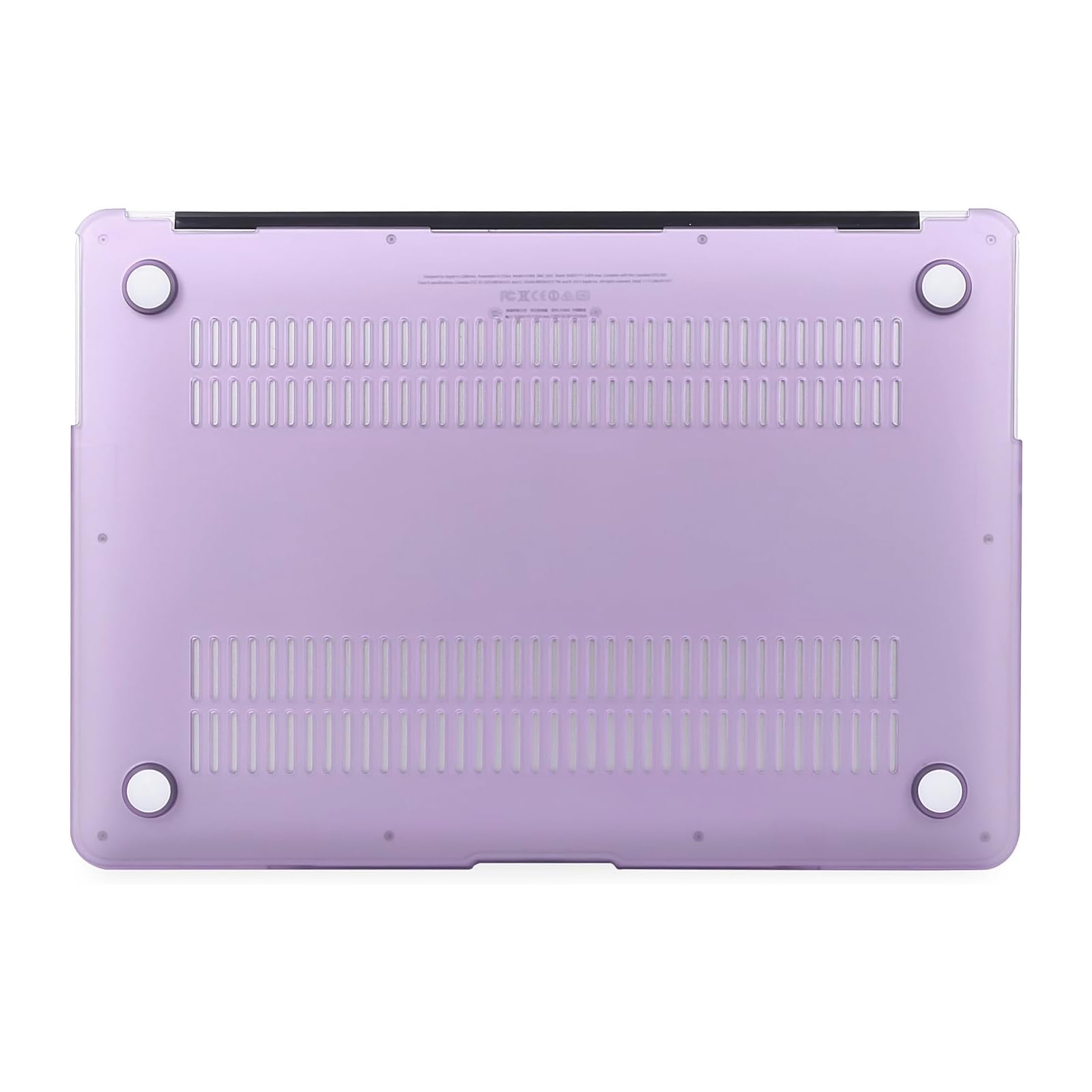 MOSISO Compatible with MacBook Air 13 inch Case (Models: A1369 & A1466, Older Version 2010-2017 Release), Protective Plastic Hard Shell Case & Keyboard Cover & Screen Protector, Light Purple