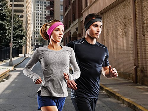 AcousticSheep RunPhones Wireless | Bluetooth Headphones for Running, Exercise & More | Flat Speakers | Rechargeable Battery Lasts Up to 10 Hours | Wild Orchid (Size S)