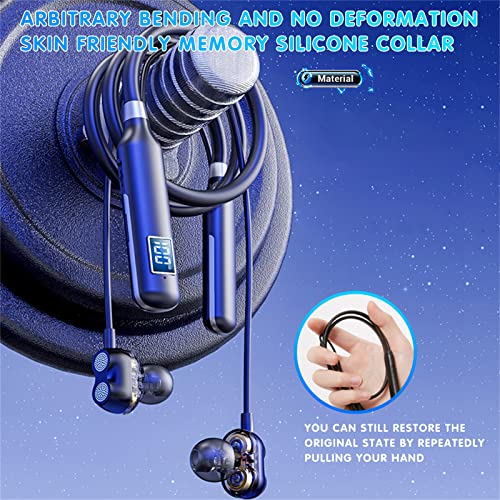 CARRYKING G27 Bluetooth Earbuds Wireless Behind The Neck Headphones, Halter Neck Wireless Bluetooth/TF Card Headphones for Morning Running Sport Earbud