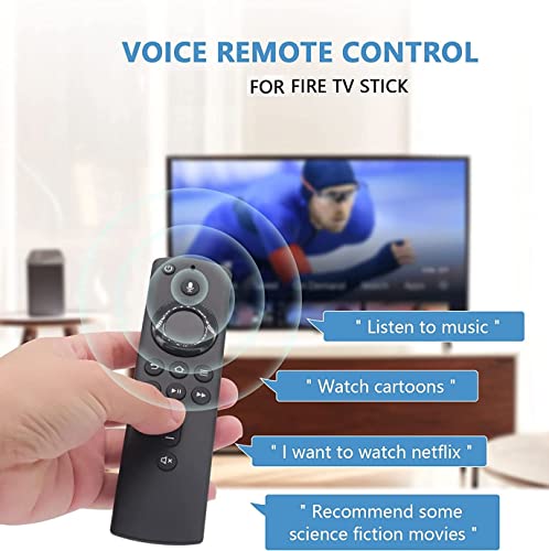Replacement Voice Remote 2rd Gen for Amazon Fire TV Stick Lite Fire TV Stick 2nd Gen and 3rd Gen Fire TV Stick 2020 Release Fire TV Stick 4K/Max Fire TV Cube (1st and 2nd Gen) Fire TV 3rd Gen