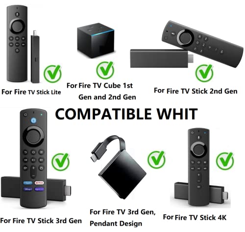 Replacement Voice Remote 2rd Gen for Amazon Fire TV Stick Lite Fire TV Stick 2nd Gen and 3rd Gen Fire TV Stick 2020 Release Fire TV Stick 4K/Max Fire TV Cube (1st and 2nd Gen) Fire TV 3rd Gen