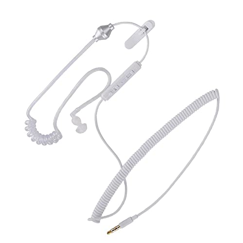 Hilitand Earphone,Wireless Bluetooth Monaural 3.5mm Headphone Air Tube in Ear Antiradiation Earphone Stereo Headset,Flexible and Durable