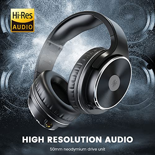 OneOdio Wired Headphones - Over Ear Headphones with Noise Isolation Dual Jack Professional Studio Monitor & Mixing Recording Headphones for Guitar Amp Drum Keyboard Podcast PC Computer