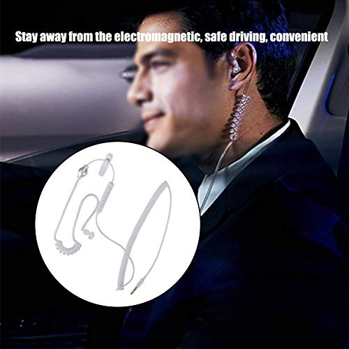 Hilitand Earphone,Wireless Bluetooth Monaural 3.5mm Headphone Air Tube in Ear Antiradiation Earphone Stereo Headset,Flexible and Durable