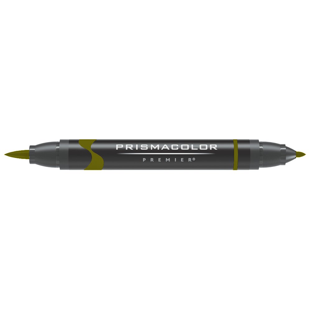Prismacolor Premier Double-Ended Brush Tip Markers Sepia 062