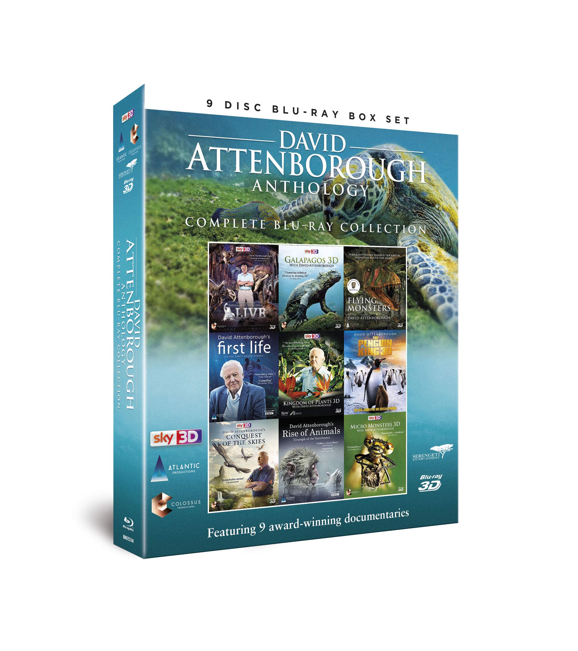 David Attenborough Anthology - Complete Blu-Ray Collection [Region Free] [3D Blu-ray]