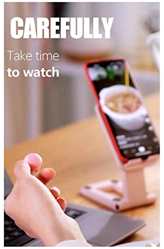 Social Media Swiper Bluetooth Device Lazy Scrolling for Tiktok, Instagram, Snapchat and Facebook (Pink)