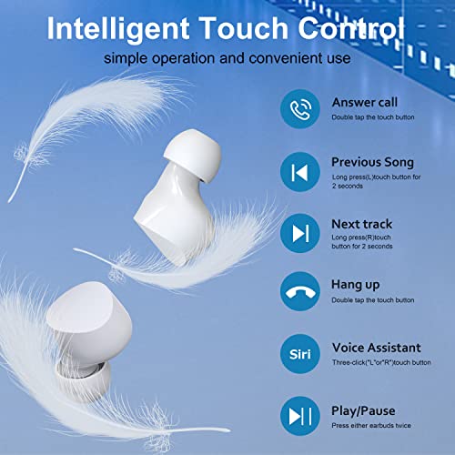 Cartoon Bluetooth Earbuds, Bluetooth 5.1 ,StereoActive Noise Cancellation, Bluetooth 5.1 Smart Touch, IPX5 Waterproof and Sweatproof, 36 Hours Play Time, for Android/iOS
