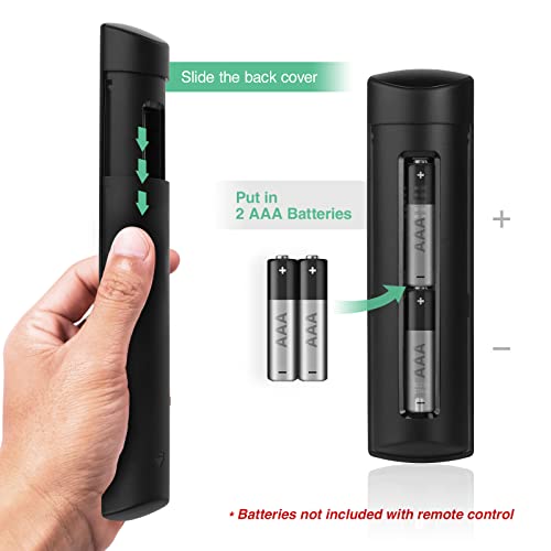 Replacement Voice Remote fit for Fire TV (3rd Gen, Pendant Design),Fire TV Stick (2nd Gen,3r Gen,4K,4K Max),Fire TV Stick Lite,Fire TV Cube Remote (1st and 2nd Gen)
