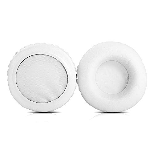 Ear Pads Cushions Cups Foam Replacement Compatible with LilGadgets Untangled PRO Kids Premium Wireless Bluetooth Headphones Earpads (White)