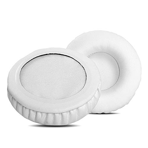 Ear Pads Cushions Cups Foam Replacement Compatible with LilGadgets Untangled PRO Kids Premium Wireless Bluetooth Headphones Earpads (White)