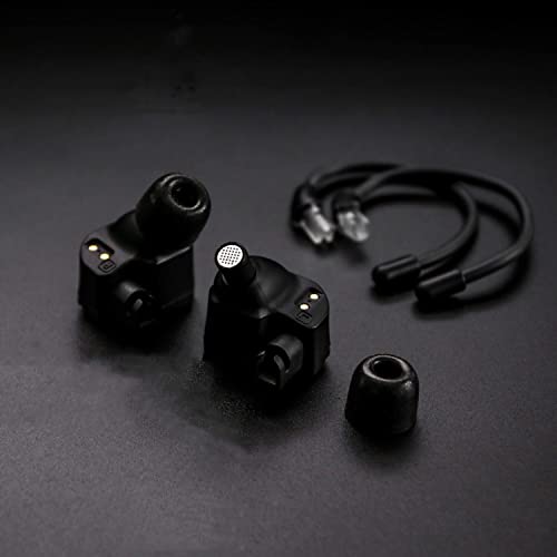 KONG-X Wireless Earbuds, Rotatable Ear Hooks for Ultimate Comfort and Secure Fit for Sports, Hybrid Dynamic Drivers and Armature Drivers, Deep Bass, Waterproof, SweatProof, 25H Play Time