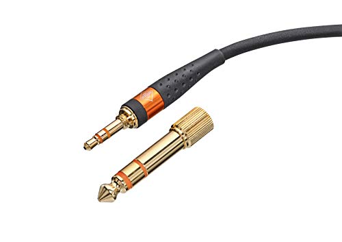 Neumann NDH 20 Closed Back Monitoring Professional Studio Headphones Gaming, Mixing, Mastering, Video or Audio Production, Performing, 3M straight cable w 1’8” stereo connector and 1/4” adaptor