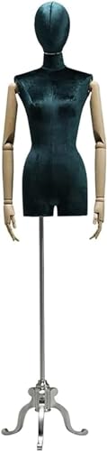 Mannequin Tailors Dummy Dressform Mannequin Body Female Tailors Dummy Mannequin with Metal Base Window Display Dressform Mannequin