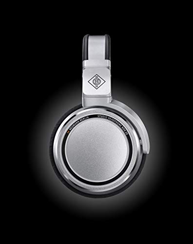Neumann NDH 20 Closed Back Monitoring Professional Studio Headphones Gaming, Mixing, Mastering, Video or Audio Production, Performing, 3M straight cable w 1’8” stereo connector and 1/4” adaptor