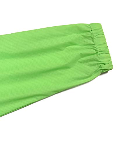 Outto Men's Hiking Jacket Rain Resistant Lightweight UV Protection Quick Drying Windproof Skin Coat(Small,007C Green)
