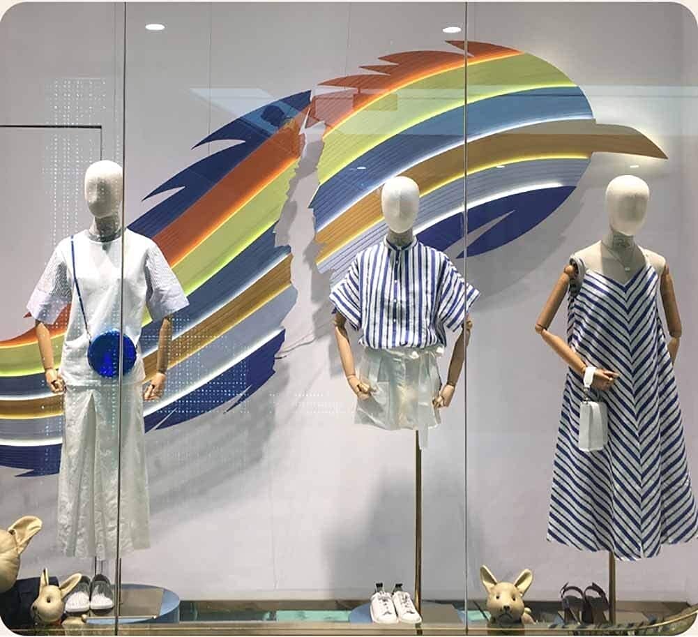 Tailors Dummy Mannequins Female Manikin Dress Form - Half Body Mannequin Torso with Matal Stand, Portable Model for Window/Counter/Tiered Display Shelf Dressform Mannequin