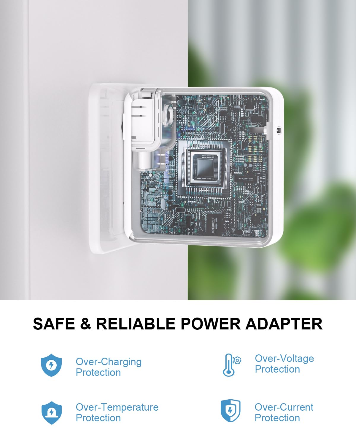 Mac Book Pro Charger - 87W USB C Power Adapter Compatible with 13/14/15 Inch After 2016, for Mac Book Air After 2018, Works 70W 67W 61W 30W 29W, Include Charge Cable(6.6Ft)