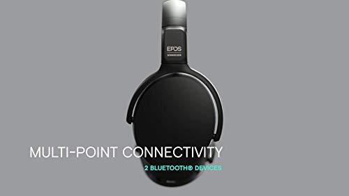 EPOS | SENNHEISER Adapt 360 Black (1000209) - Dual-Sided, Dual-Connectivity, Wireless, Bluetooth, ANC Over-Ear Headset | for Mobile Phone & Softphone | Teams Certified (Renewed)