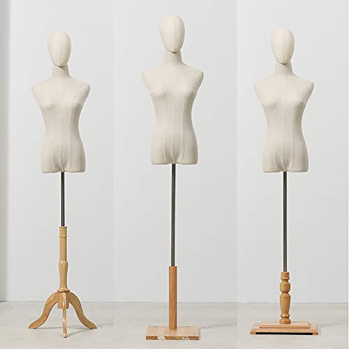 Mannequin Tailors Dummy Dressform Tailors Dummy Clothing Store Mannequins Dummy Model Students Mannequin (Beige a)
