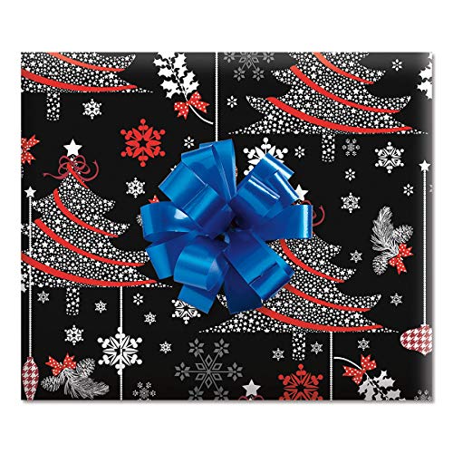 Current Decked Out Décor Christmas Rolled Wrapping Paper - Premium Jumbo 23-Inch x 32-Foot Gift Wrap Roll, 61 Square Feet Total