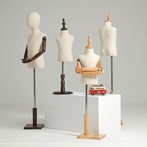 TOPRP Mannequin Display Stand Manikins Tailors Dummy Child Tailors Dummy Mannequin Bust Dressmakers Students Mannequin Display