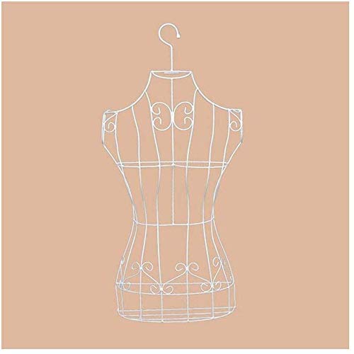 Tailors Dummy Mannequins Female Mannequin Torso Half Body Wall-Mounted Dress Form Metal Wire Frame for Designers Display, 3 Colors Dressform Mannequin
