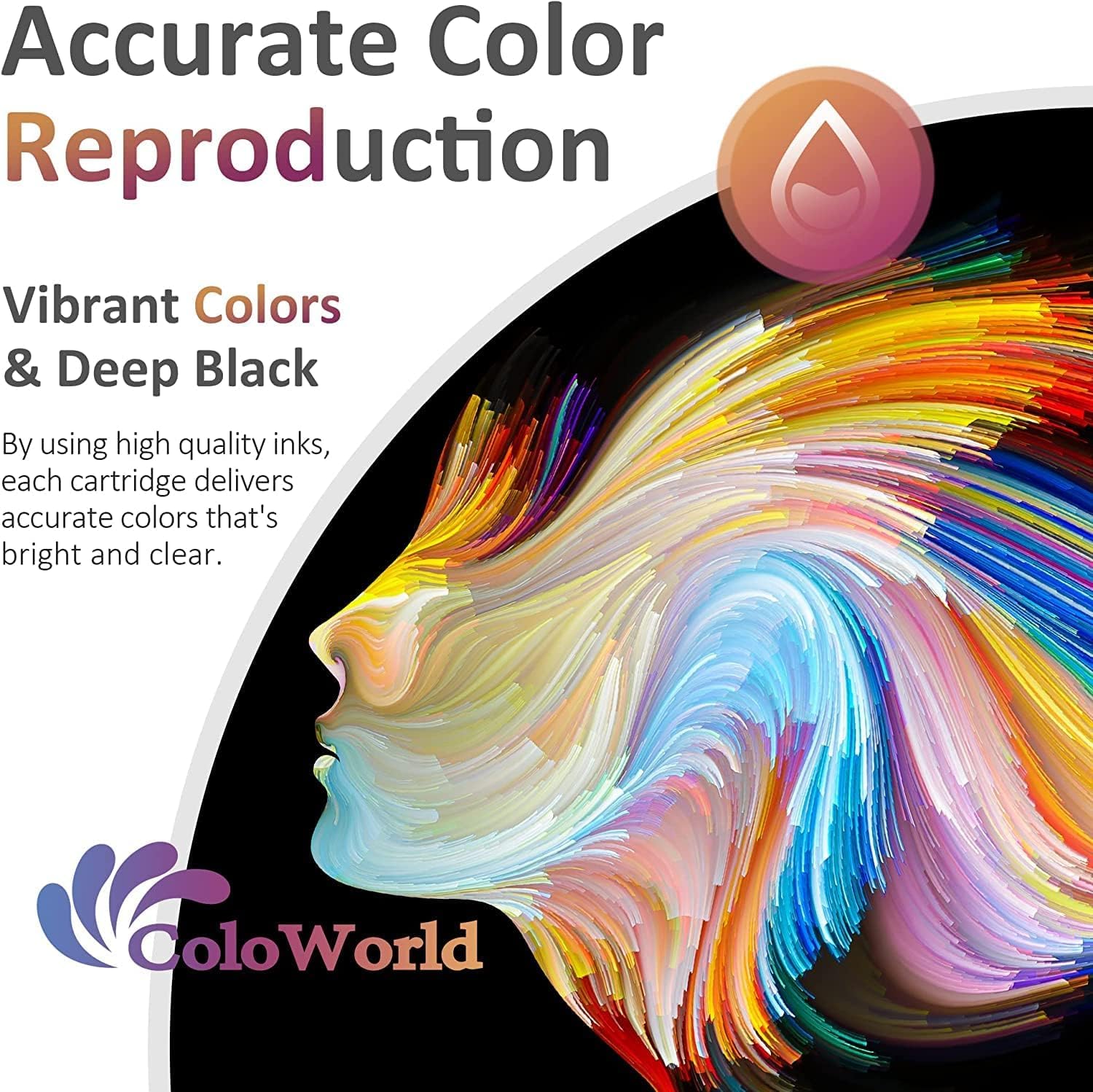 ColoWorld Remanufactured Printer Ink 63 Replacement for HP 63 Ink Cartridge Combo Pack Fit for Envy 4520 3634 OfficeJet 3830 5252 4650 5258 4655 4652 DeskJet 3636 3630 3637 Printer (1 Black,1 Color)