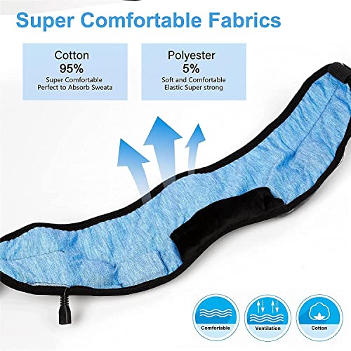 Sleep Headphones Bluetooth Eye Mask Sleeping Aid 3D Eye Cover for Stress Relief Wireless Headset Gray